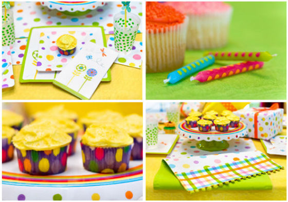 polka dot party supplies - Kim Byers