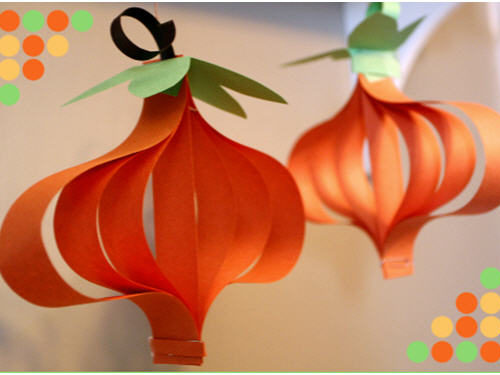 DIY Papercraft Pumpkin Lantern | Kim Byers