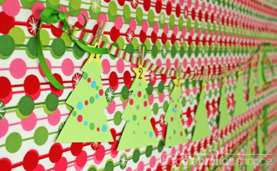 Christmas advent calendar craft - Kim Byers