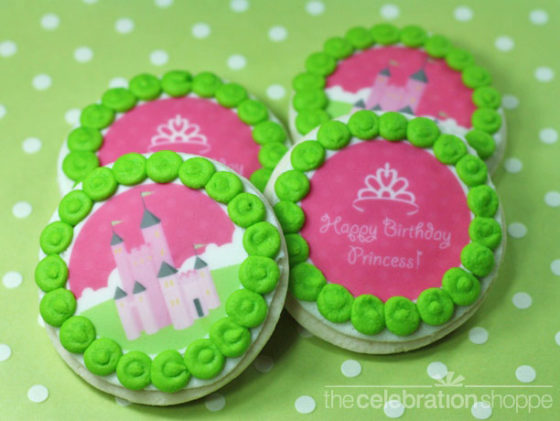 custom princess castle cookies - Kim Byers