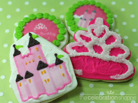 custom princess castle cookies - Kim Byers