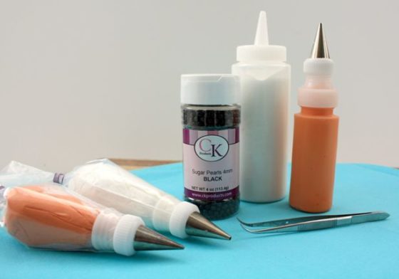 stork baby shower cookies - Kim Byers