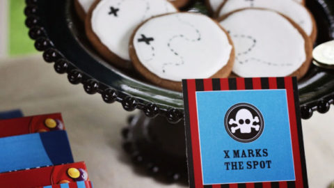 pirate treasure map cookies - Kim Byers