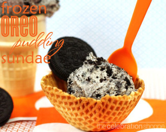 dairy free Oreo pudding sundae - Kim Byers