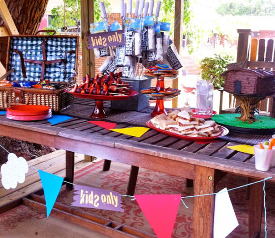 tree house picnic party - Kim Byers