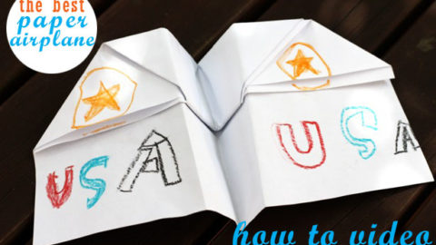 how to make a paper airplane video - Kim Byers