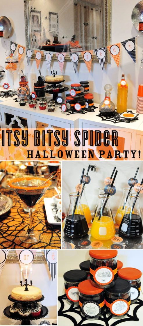 Itsy Bitsy Spider Halloween Party Ideas | Kim Byers