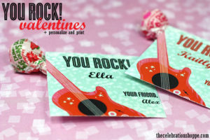 You ROCK! Valentine - Free Template - Kim Byers