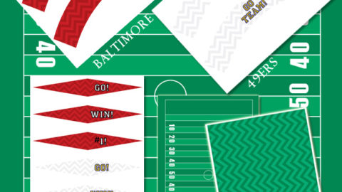 Super Bowl party ideas + free printables - Kim Byers