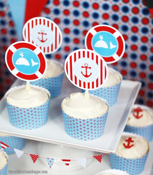 how to make cupcake pick toppers - Kim Byers