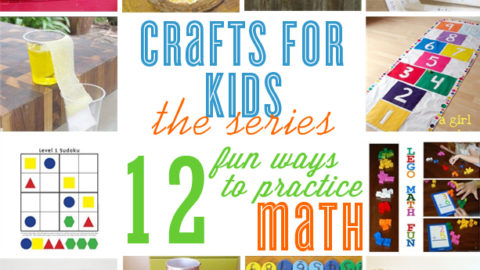 crafts for kids {12 math practice ideas} - Kim Byers