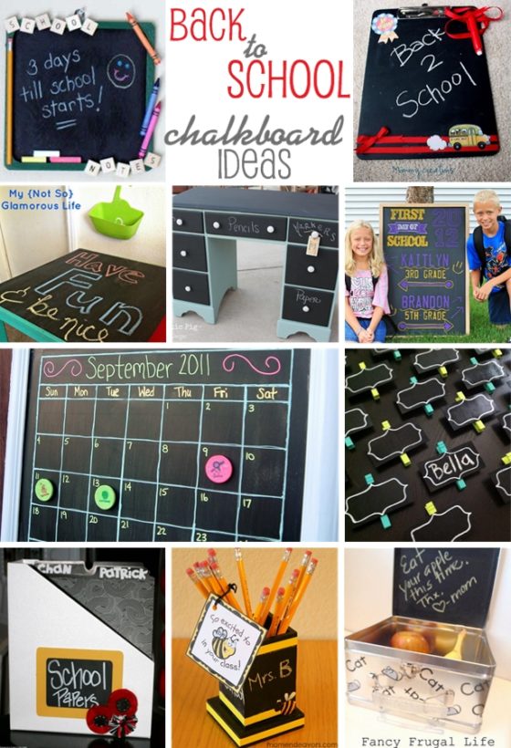 10 chalkboard crafts for back to school - Kim Byers