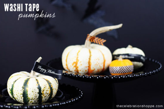 Halloween Washi Tape Pumpkins | Kim Byers