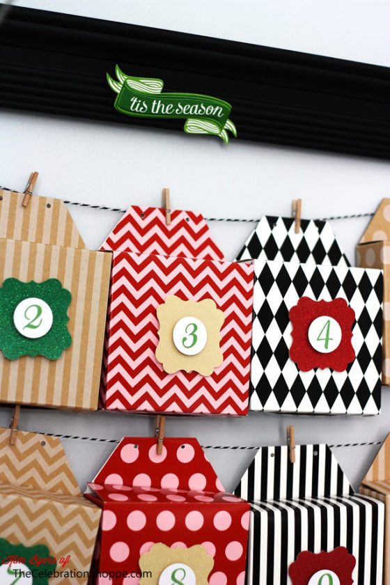 How To Make An Easy DIY Christmas Advent Calendar {Tutorial} - Kim Byers