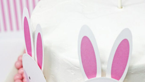 Easy Easter Bunny Cake + Free Printable Templates - Kim Byers