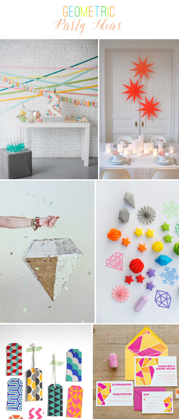 Geometric Party Ideas - Kim Byers