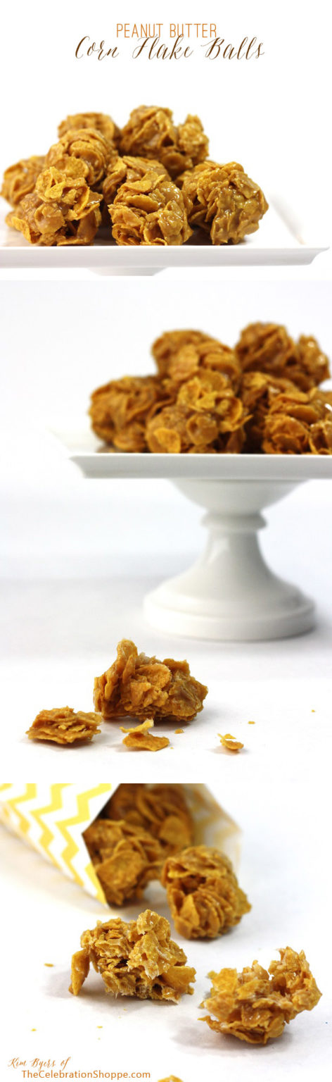 Peanut Butter Corn Flake Balls - Kim Byers