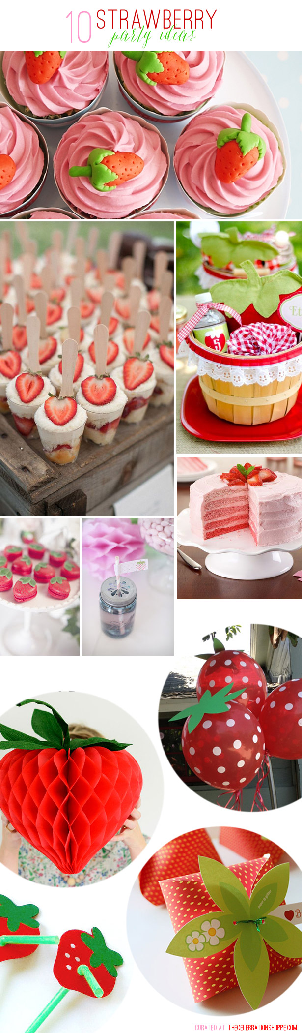 10 Creative Strawberry Themed Party / Birthday Ideas - Food & Decor ...