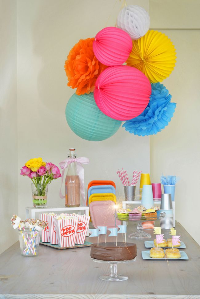 Slumber Party - A Bright & Colorful Table - Kim Byers