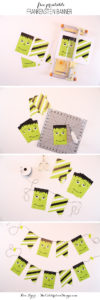 Download Free Printable Frankenstein Halloween Banner | Kim Byers