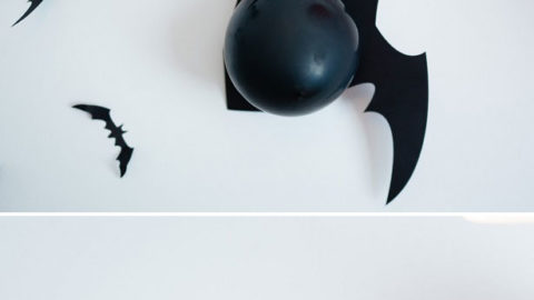 How to Make A Wall of Balloon Bats for your Halloween Party | Kim Byers