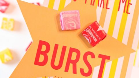 Starburst Valentine Ideas + Free Printable - Kim Byers