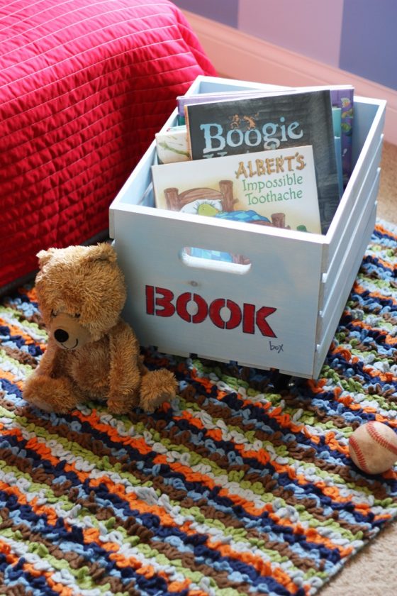 DIY Rolling Book Box And Toy Storage Box - Kim Byers