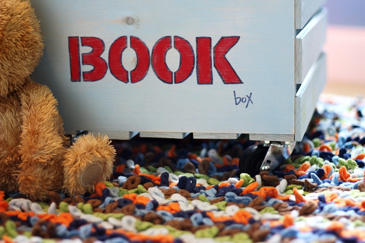 DIY Rolling Book Box And Toy Storage Box - Kim Byers