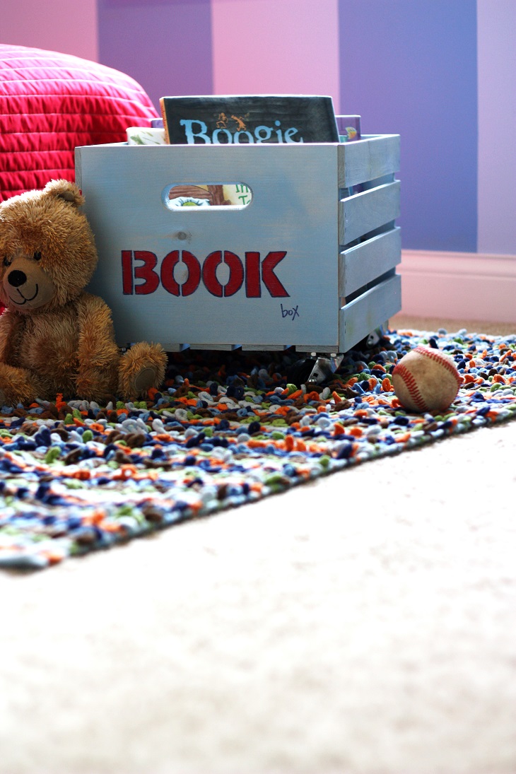 DIY Rolling Book Box And Toy Storage Box - Kim Byers