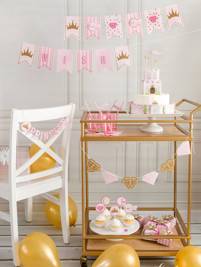 Princess Party In Pink, Gold and Glitter - Kim Byers