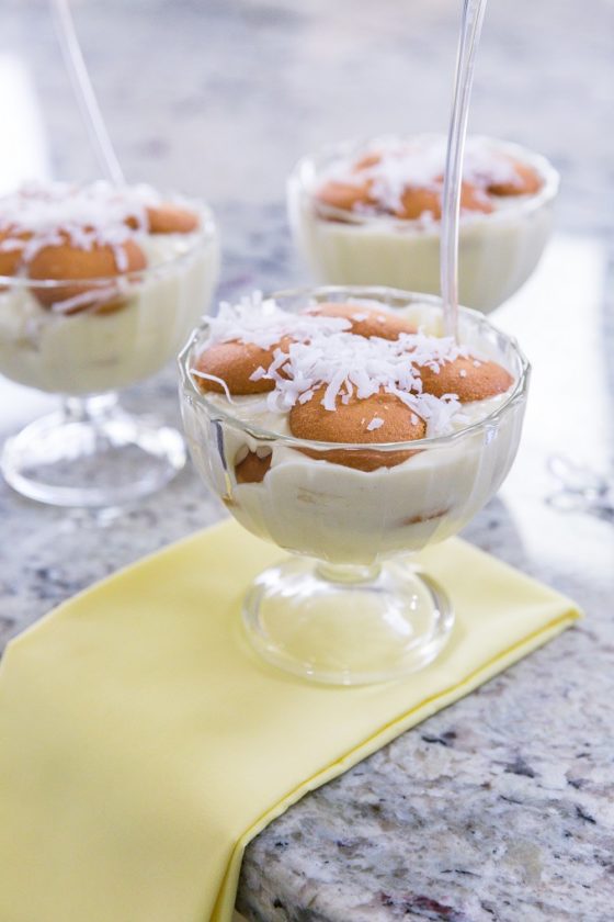 Light Coconut Banana Pudding - Video Tutorial - Kim Byers