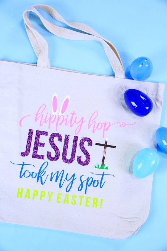 Easter Egg Hunt Christian Crafts Tote With Cricut Maker - Video - Kim Byers