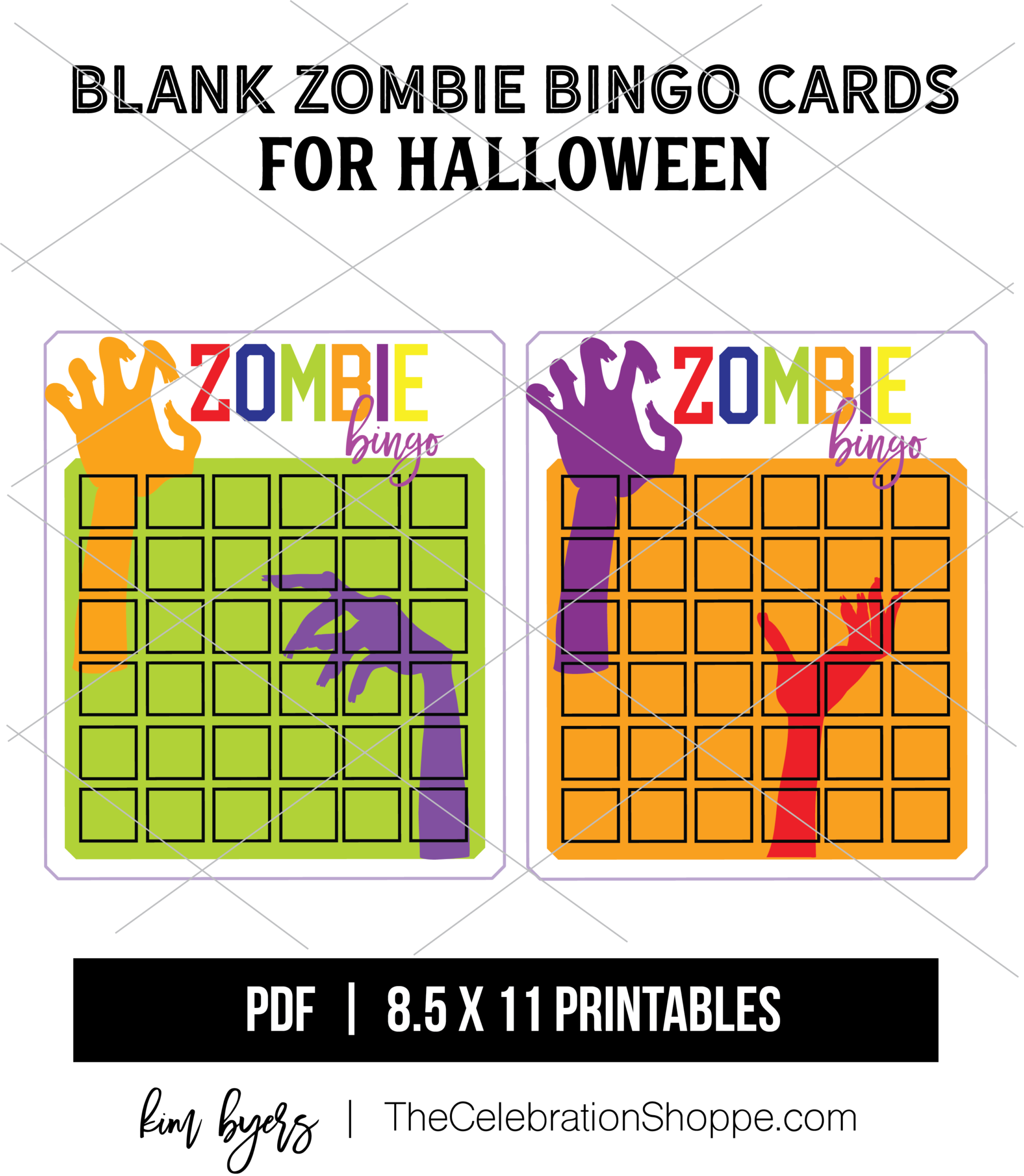 Halloween Games For Kids + FREE Zombie Bingo Cards - Kim Byers
