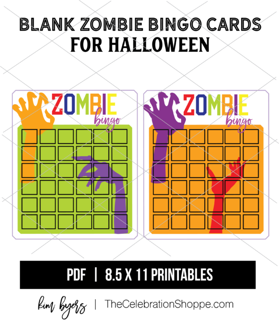 Halloween Games For Kids + FREE Zombie Bingo Cards - Kim Byers