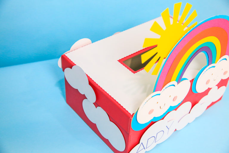 Rainbow Valentine Box With Cricut Maker - Kim Byers