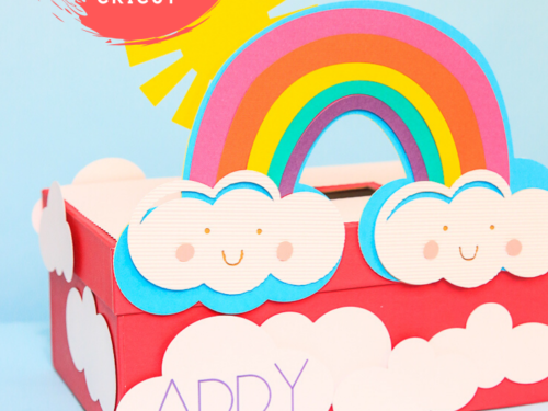 Rainbow Valentine Box With Cricut Maker - Kim Byers